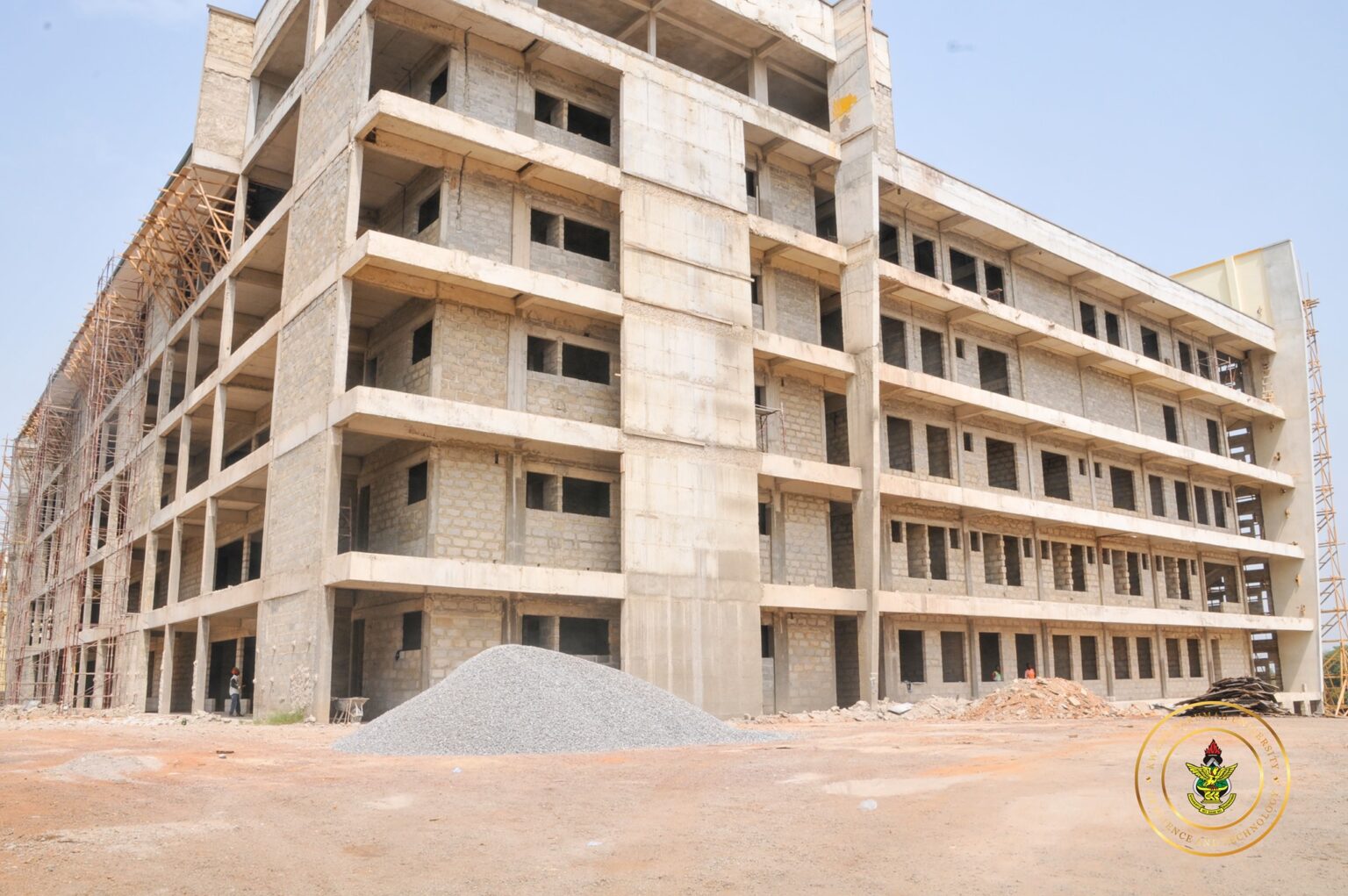 Management Inspect Ongoing Projects On KNUST Campus – Raw Gist