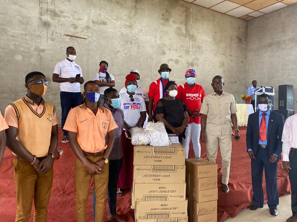 Make Free SHS count-Mama Pat tells KUHIS students as she donates items ...