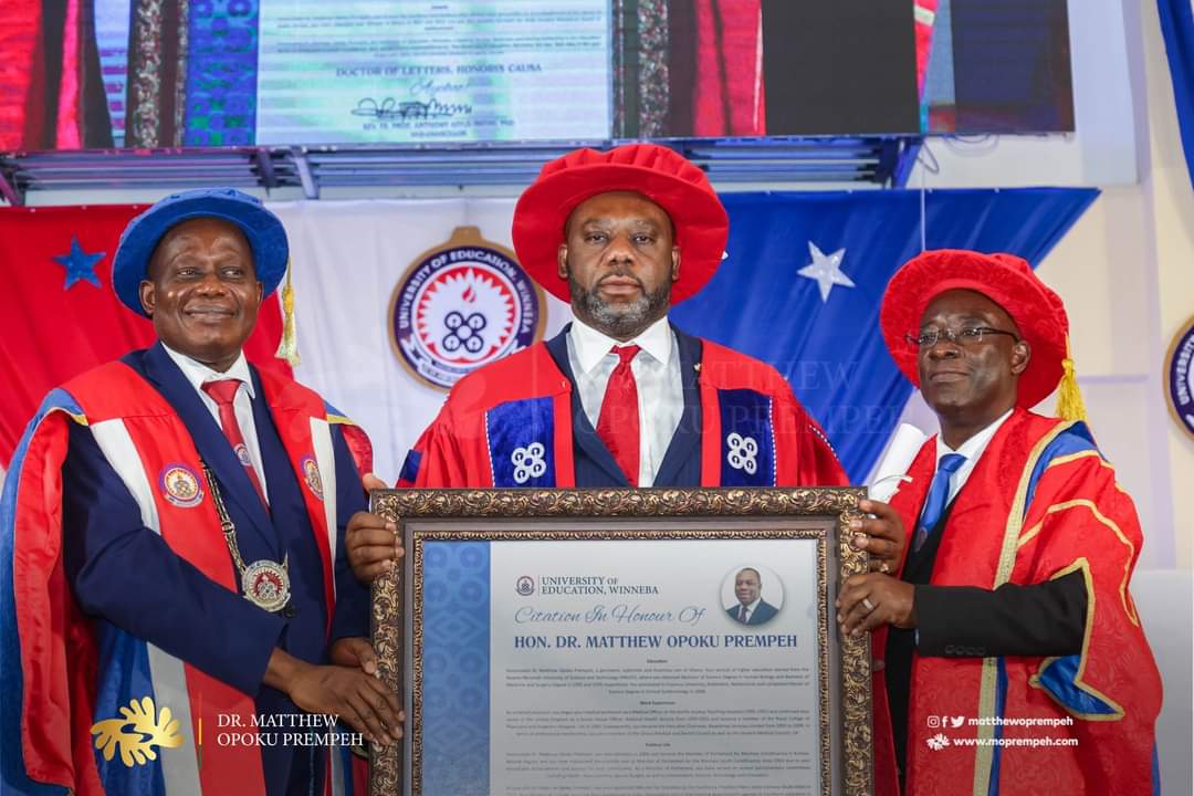 Dr. Matthew Opoku Prempeh bags Doctorate over Free SHS – Raw Gist