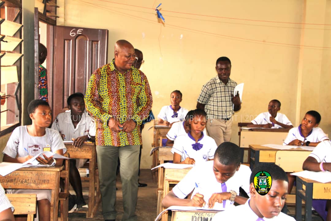 Sam Pyne Visits BECE Centers In Kumasi…Encourages 9, 274 Candidates To ...